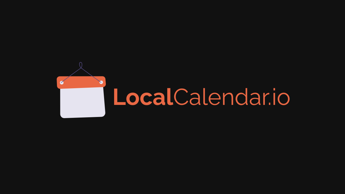 LocalCalendar.io | AI-Powered Local Event Calendar for Publishers
